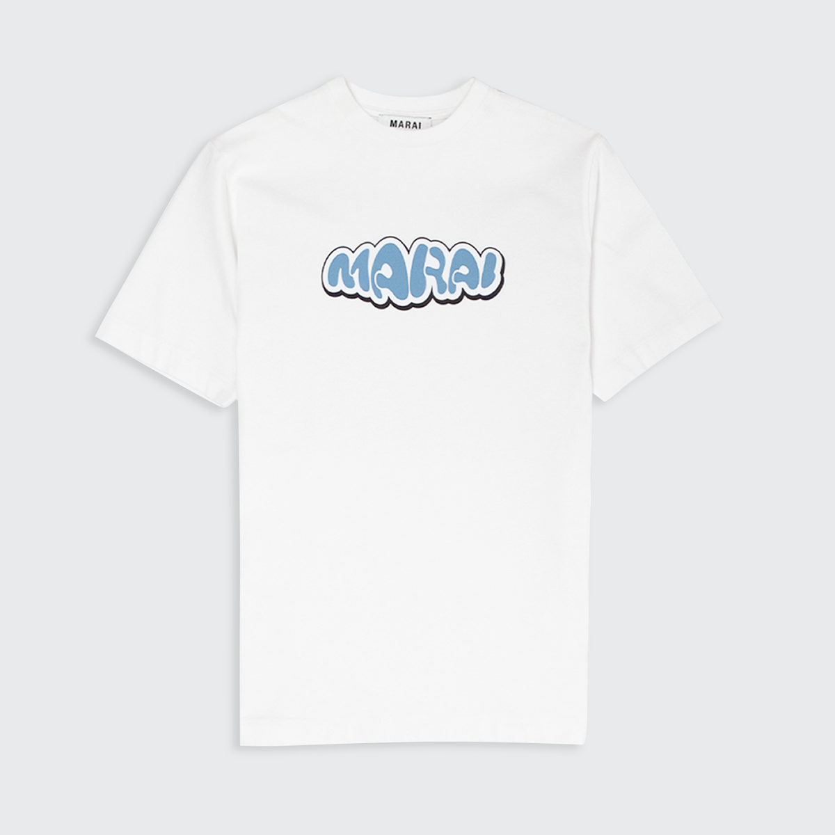 Warp Bubble Logo T-Shirt - White – MARAI